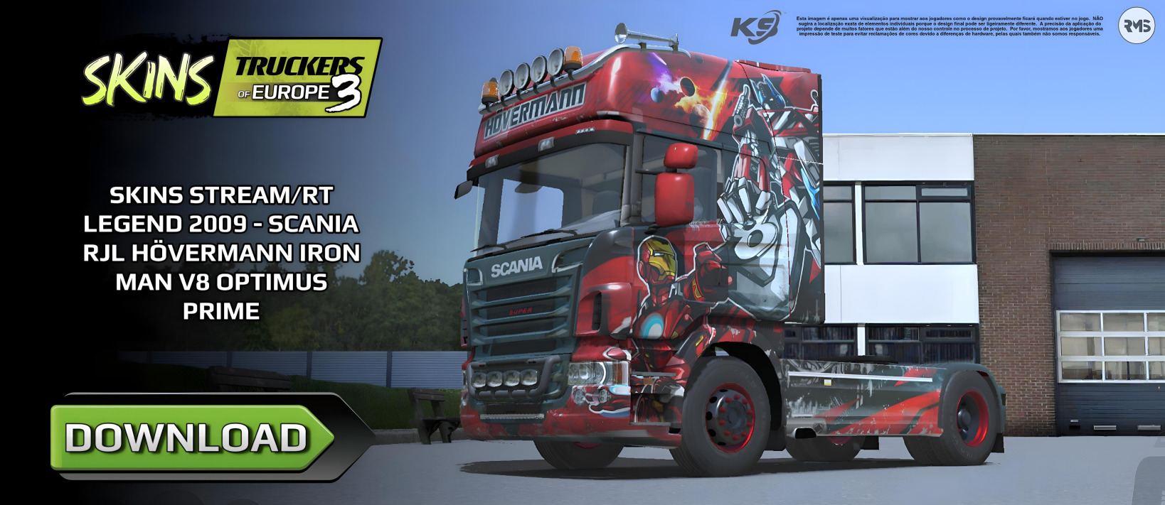 SKINS STREAM/ST - SCANIA S BORUSSIA DORTMUND BVB 09