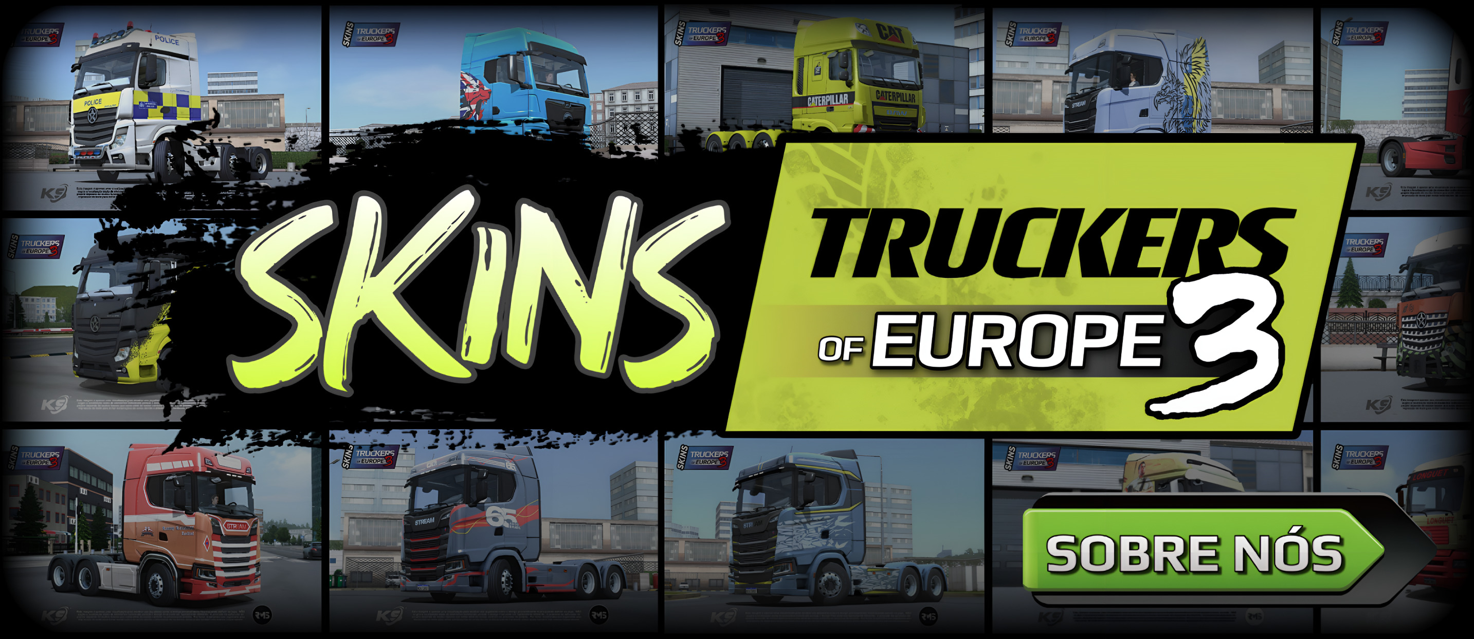SKINS STREAM/RT LEGEND 1995 - SCANIA R164 SCHEUFLER INT TRANSPORTE